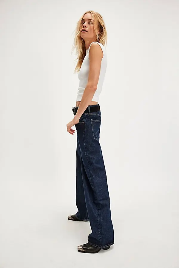 AGOLDE Low Curve Relaxed Fit Tapered Leg Jeans - Pendulum