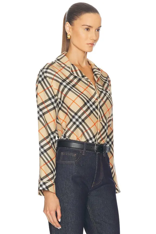 Burberry Silk Top