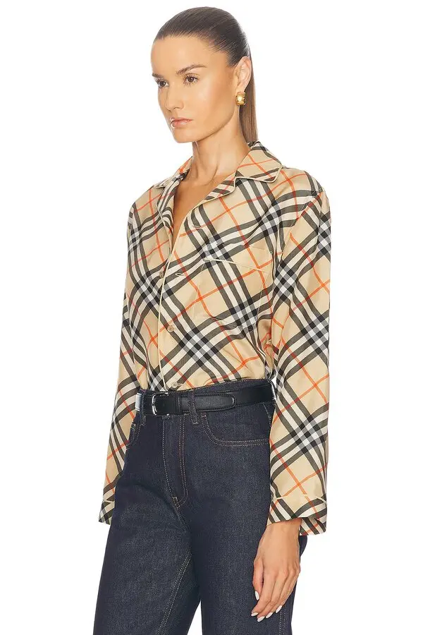 Burberry Silk Top