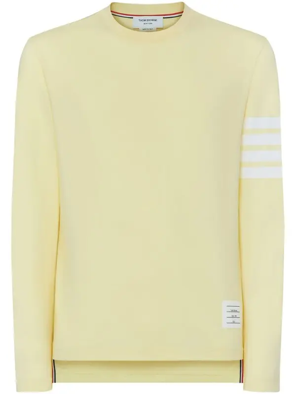 Thom Browne Cotton Sweater - Yellow
