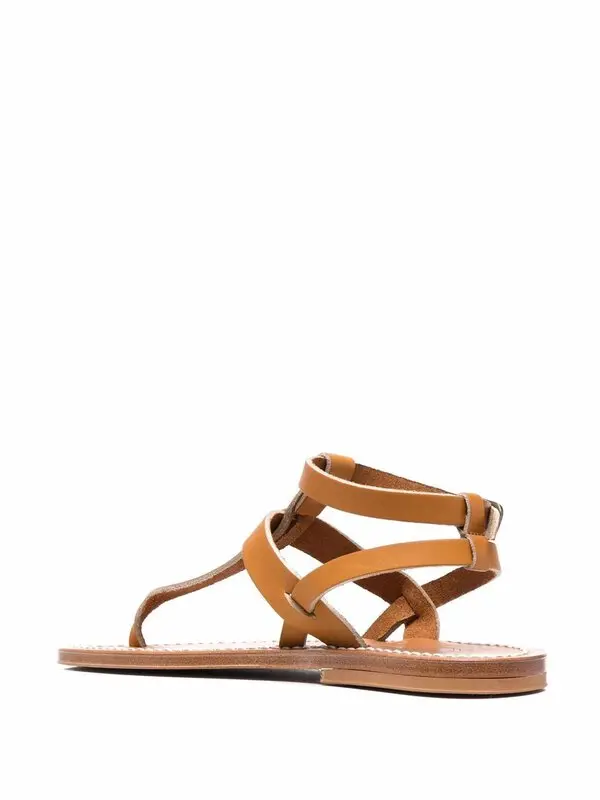 K.JACQUES Kepri Thong-strap Sandals - Brown