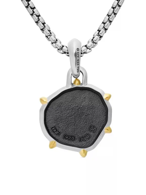 David Yurman 18kt Yellow Gold And Sterling Sagittarius Amulet