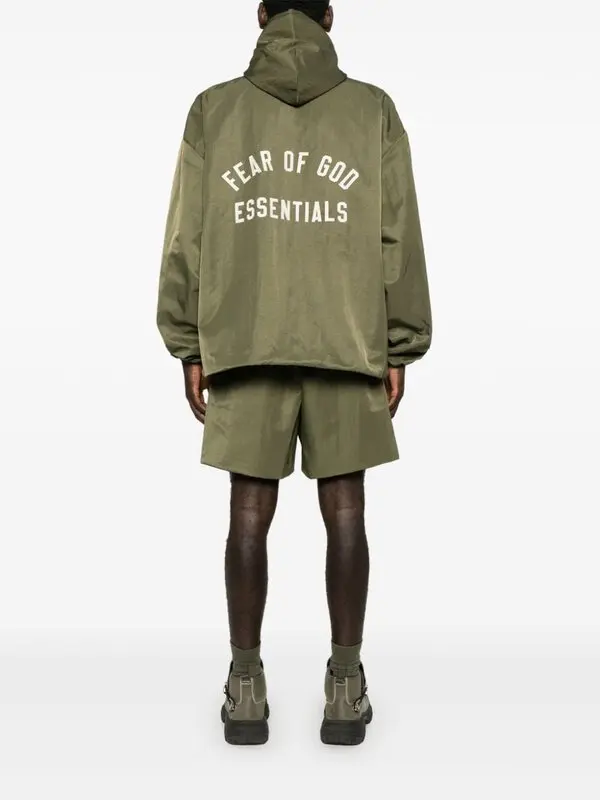 Fear Of God Textured Nylon Hooded Coaches Jacket