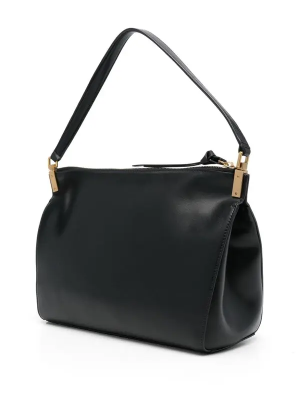 Emporio Armani Leather Shoulder Bag In Black - 5% Off | Editorialist