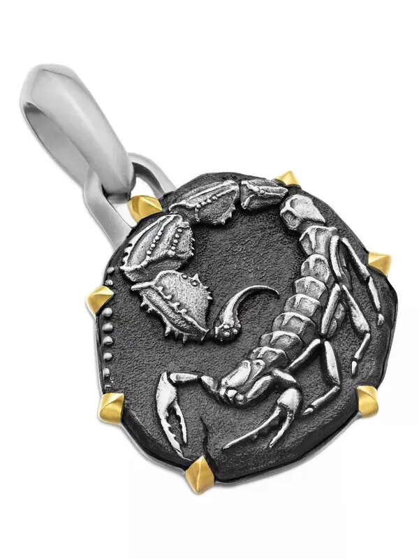 David Yurman 18kt Yellow Gold And Sterling Scorpio Amulet