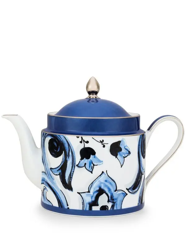 Dolce & Gabbana Mediterraneo-print Teapot - White