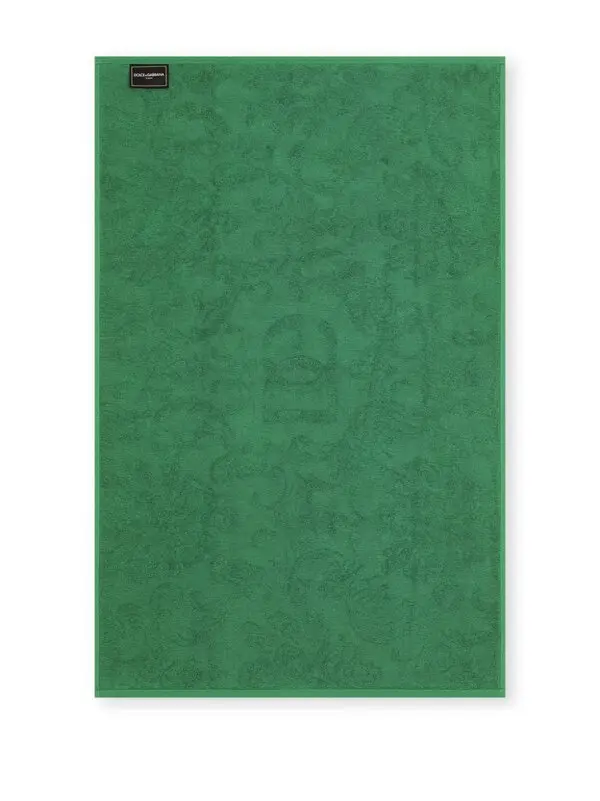 Dolce & Gabbana Cotton Terry Bath Mat - Green