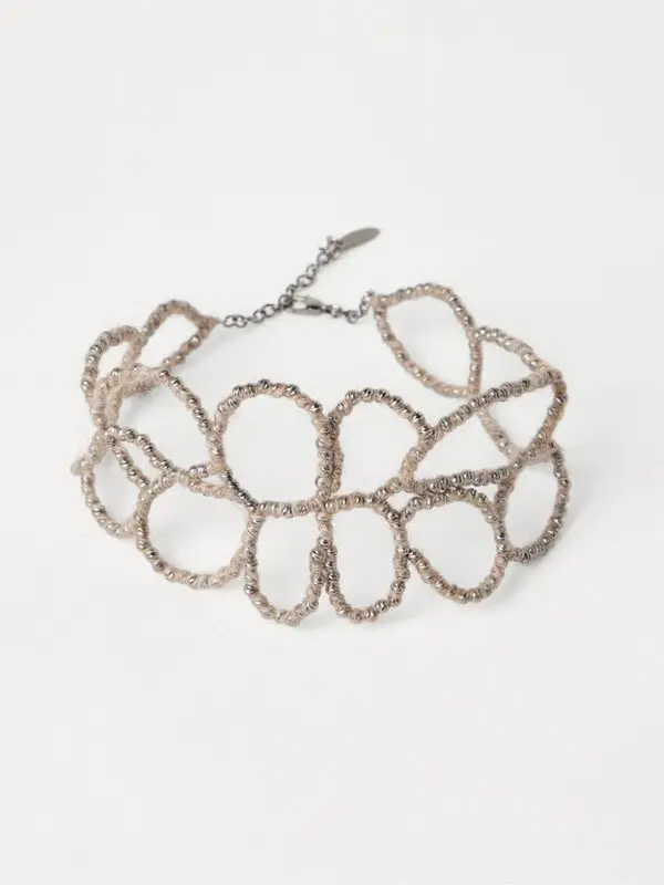 Brunello Cucinelli Ramage Choker - Silver