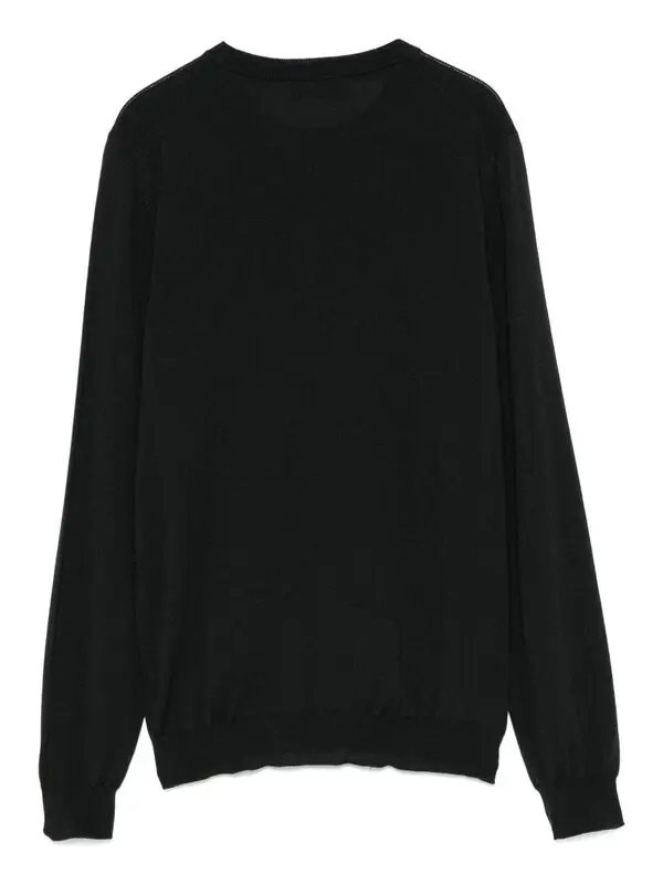ZANONE Fine-knit Sweater - Black
