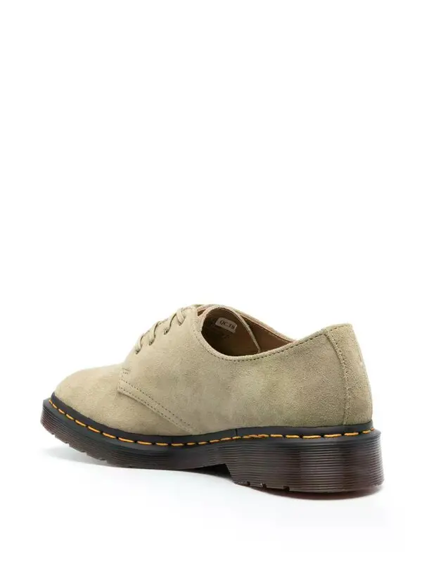 Dr. Martens Smiths Leather Derby Shoes - Green
