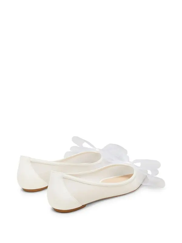 STUART WEITZMAN Blushing Bow Ballerina Shoes