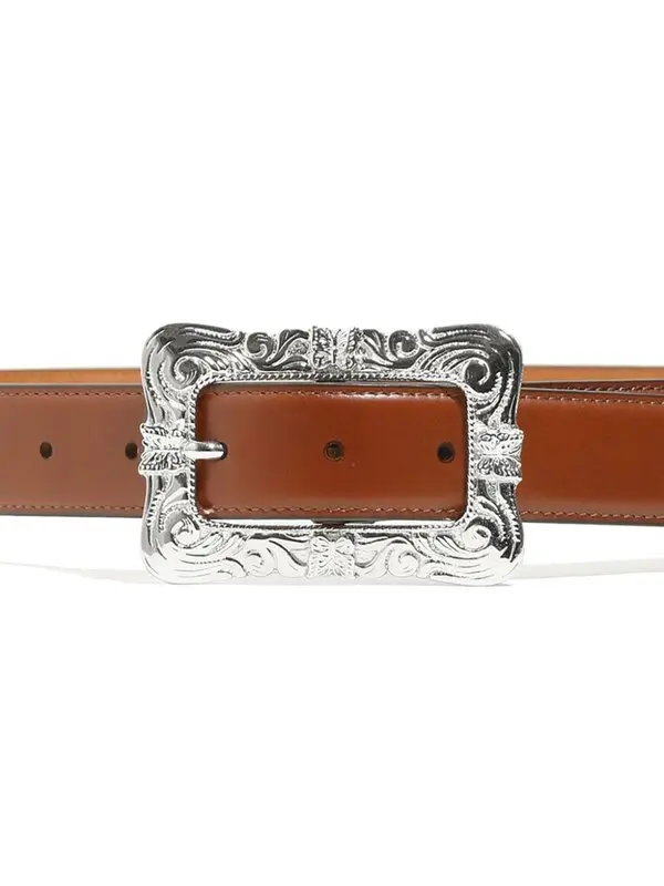 Needles Papillon Leather Belt