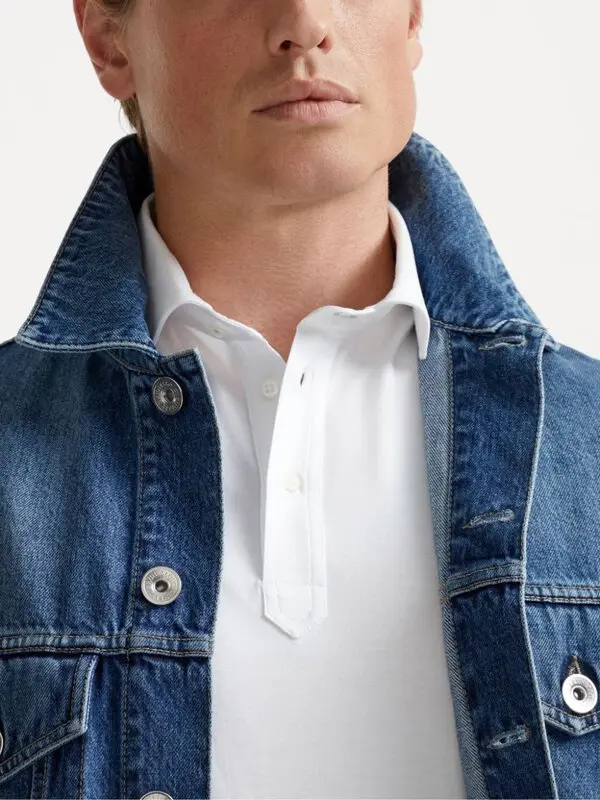 Brunello Cucinelli Cotton Polo Shirt - White