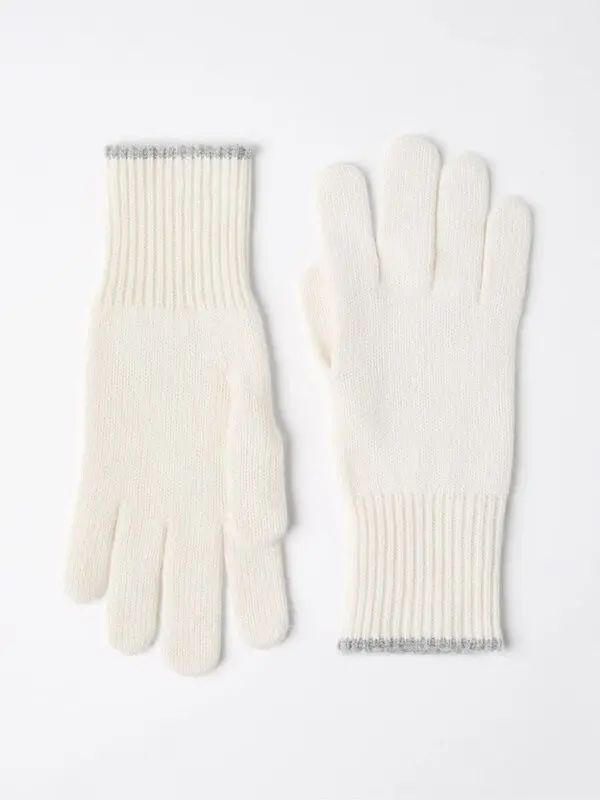 Brunello Cucinelli Knit Gloves - Neutrals