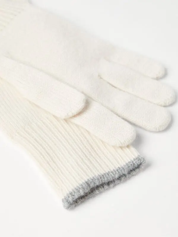 Brunello Cucinelli Knit Gloves - Neutrals