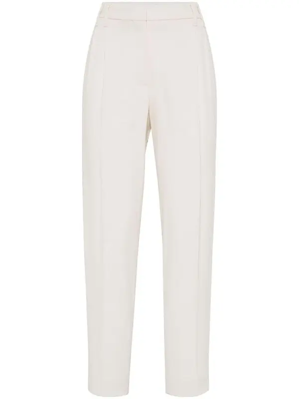 Brunello Cucinelli Straight Leg Trousers - Neutrals