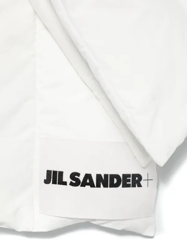 JIL SANDER Padded Scarf - White