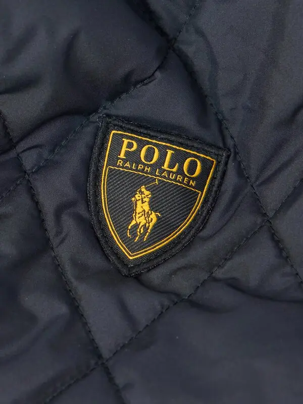 Polo Ralph Lauren Quilted Jacket With Corduroy Trim - Blue