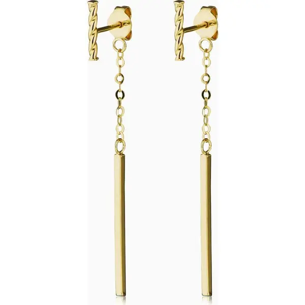 ORADINA 14k Gold Ear Jackets - Yellow Gold