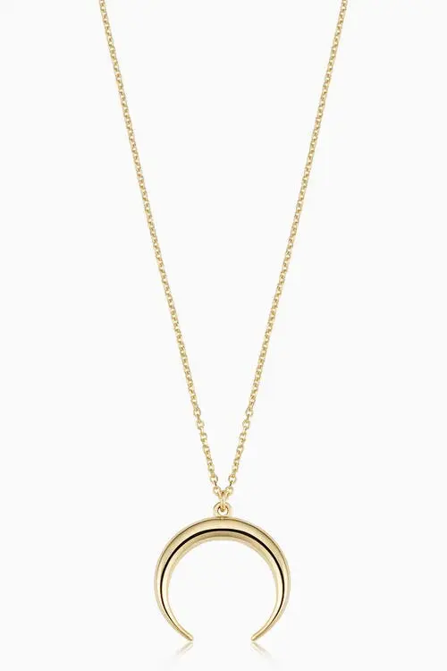 ORADINA 14k Gold Wall Street Pendant Necklace - Yellow Gold
