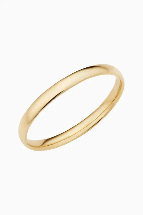 ORADINA 14k Gold Forever Band Stack Ring - Yellow Gold