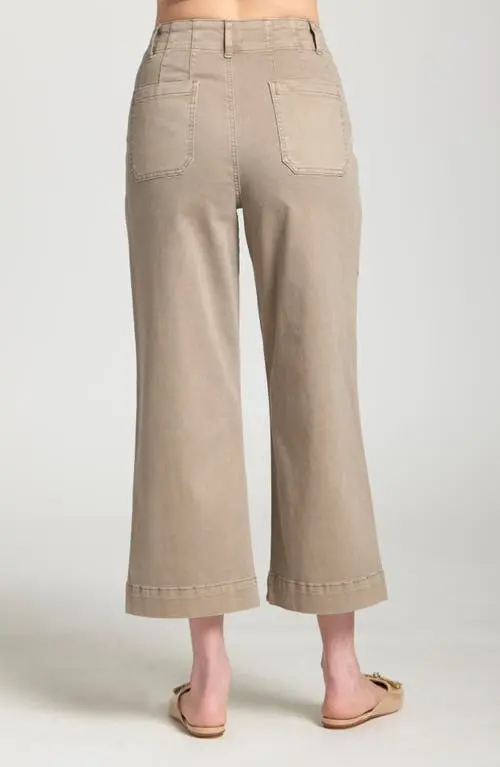 APNY Wide Leg Ankle Jeans - Mocha