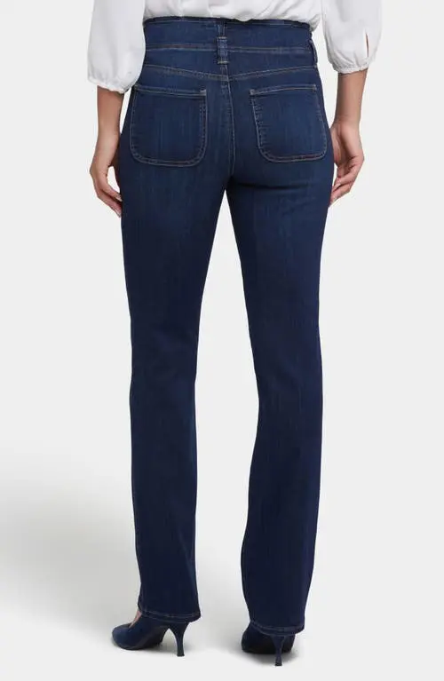 NYDJ Marilyn Hollywood High Waist Straight Leg Jeans - Northbridge