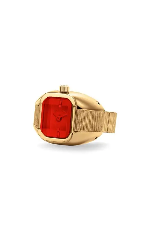BREDA Nocturne Time Ring - Deep Gold/flame