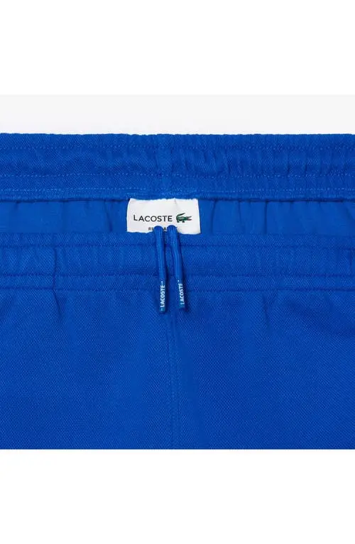 Lacoste Double Face Organic Cotton Blend Piqué Sweatpants - Lazuli