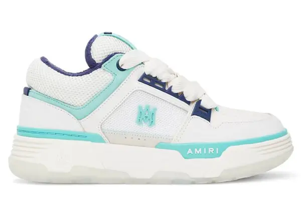 Amiri Ma1 Lightin Sneakers - White/blue