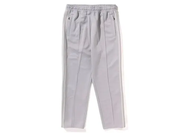 A BATHING APE Line Camo Jacquard Loose Fit Sweatpants - Silver
