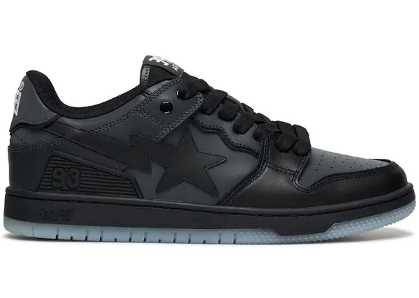 A BATHING APE Sk8 Sta #5 M2 Sneakers - Black