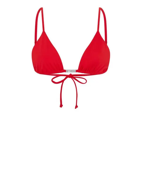 LET'S SWIM Triangle Bikini Top