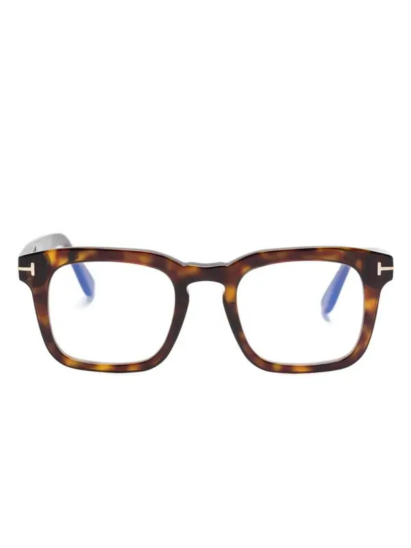 TOM FORD Square-frame Glasses - Brown