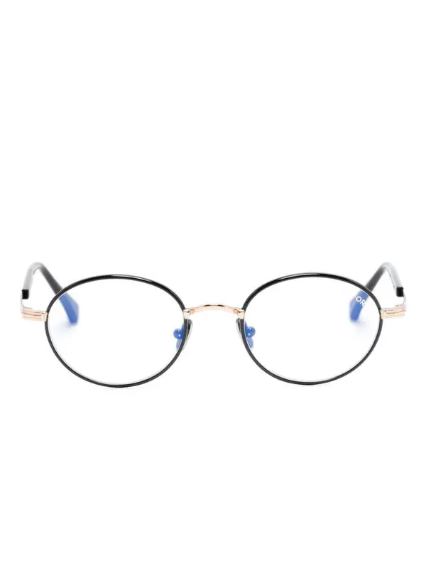 TOM FORD Round-frame Glasses - Black