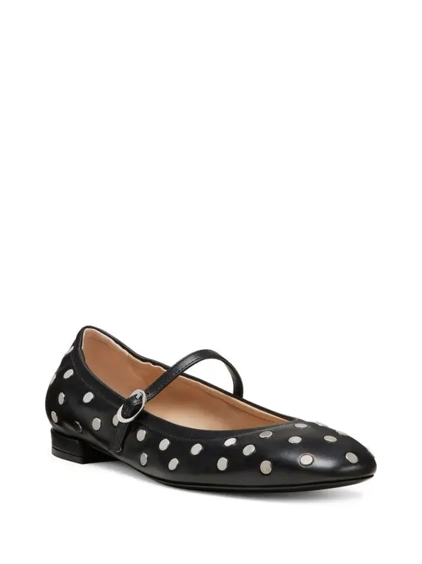 STUART WEITZMAN Claris Studded Ballerinas - Black