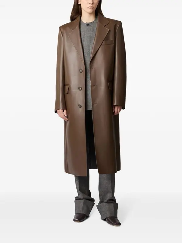 TOD'S Leather Coat