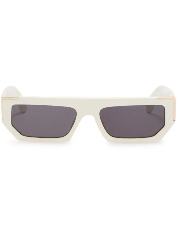 Palm Angels Rectangle Sunglasses - White