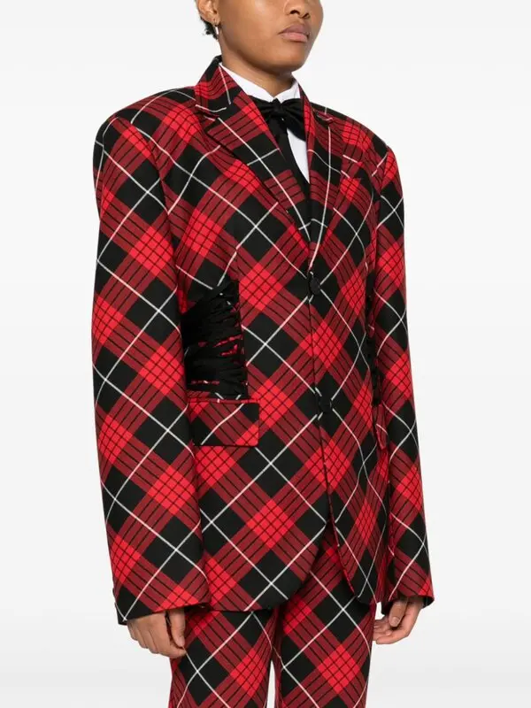 JEAN PAUL GAULTIER Plaid-check Blazer