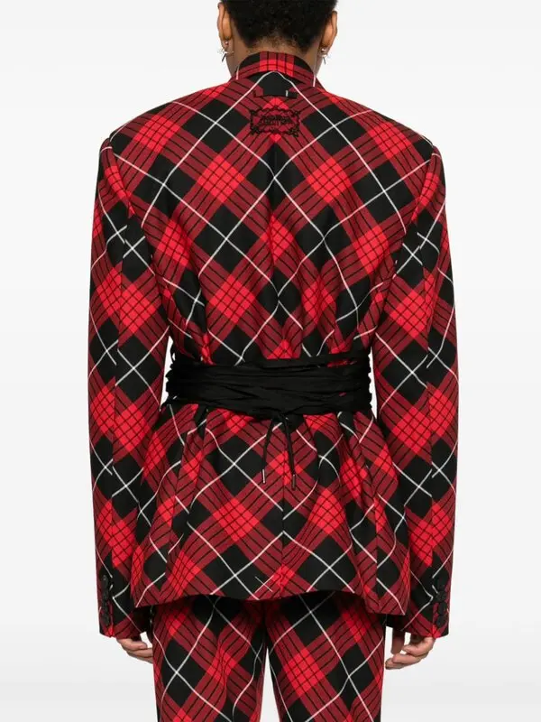 JEAN PAUL GAULTIER Plaid-check Blazer
