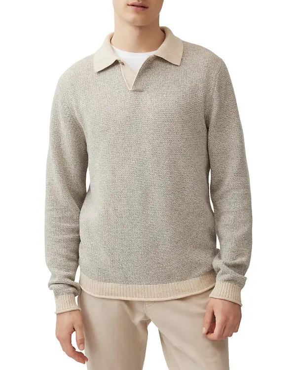 Rodd & Gunn Marlin Knit Polo Sweater - Smoke