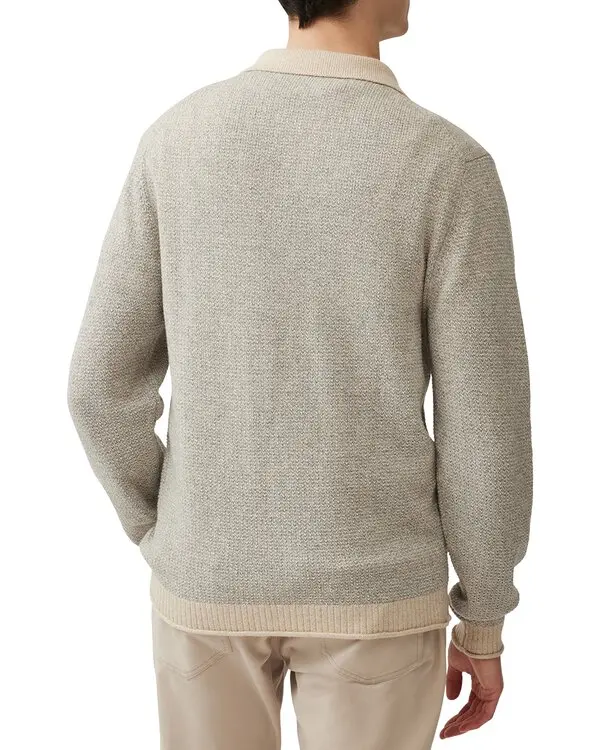 Rodd & Gunn Marlin Knit Polo Sweater - Smoke