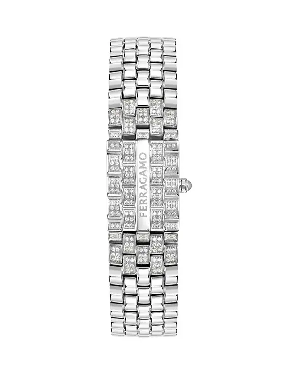 FERRAGAMO Secret Diamond Watch, 19mm X 30mm