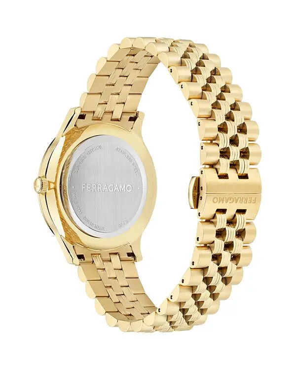 FERRAGAMO Duo Watch, 40mm - Silver/gold