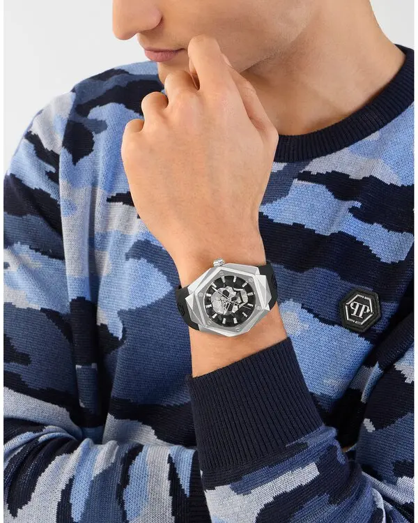 Philipp Plein Kull Spikes Watch, 45mm