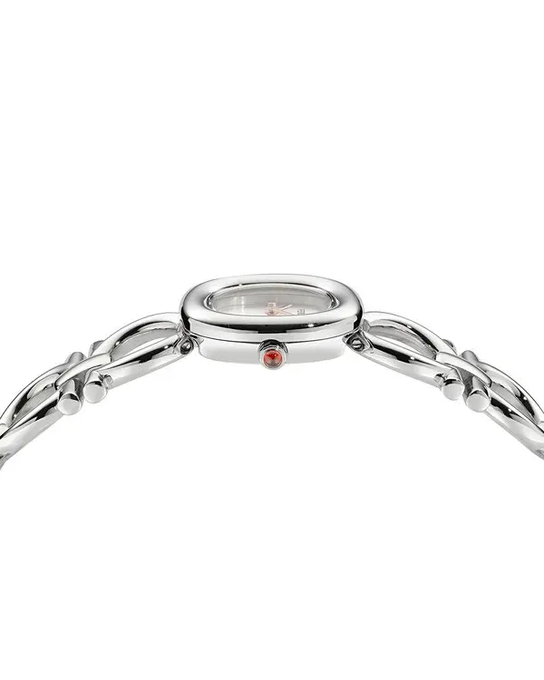 FERRAGAMO Double Gancini 25mm Watch - Silver