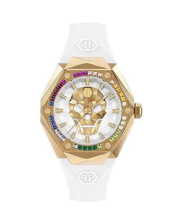 Philipp Plein The $kull Spikes Watch, 40mm - White