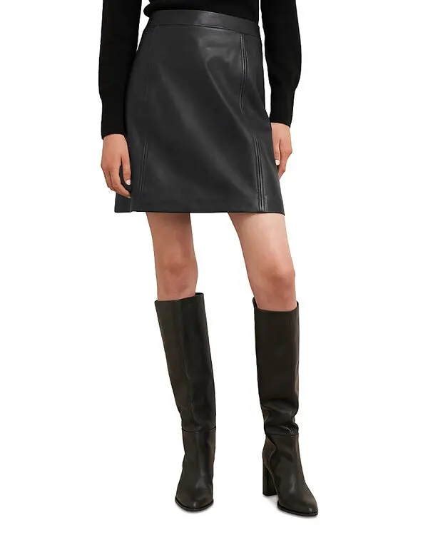 HOBBS LONDON Annabelle Leather Skirt