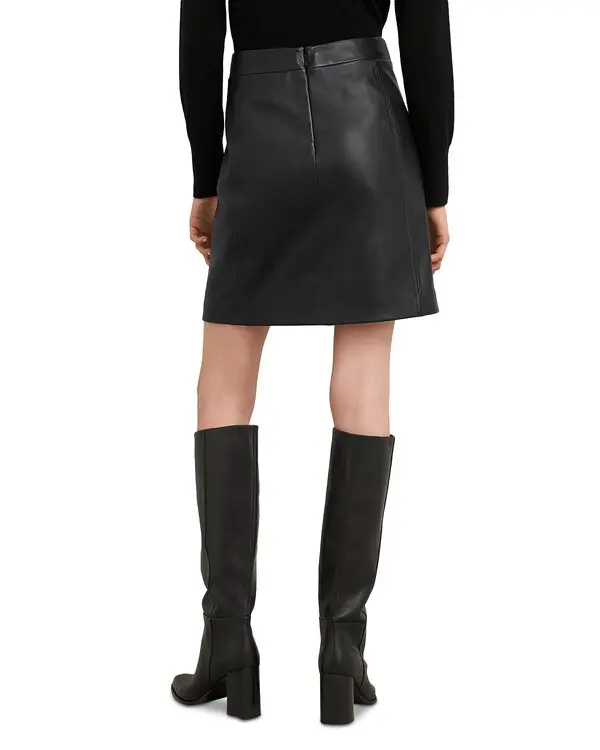 HOBBS LONDON Annabelle Leather Skirt