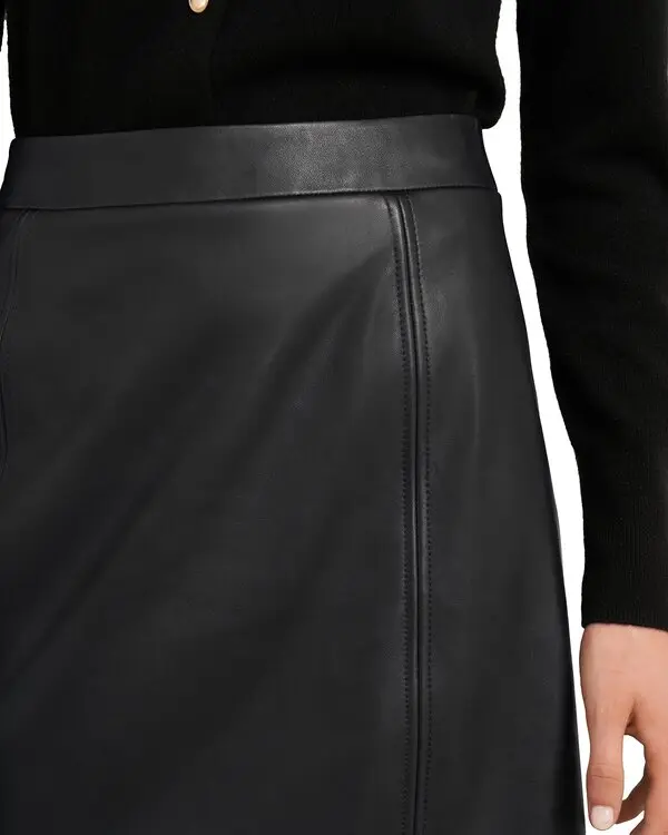 HOBBS LONDON Annabelle Leather Skirt